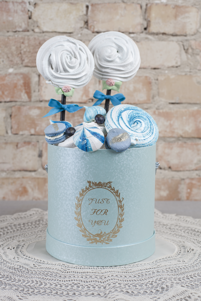 SWEET BOX For You BLUE – Cukiernia bezowa
