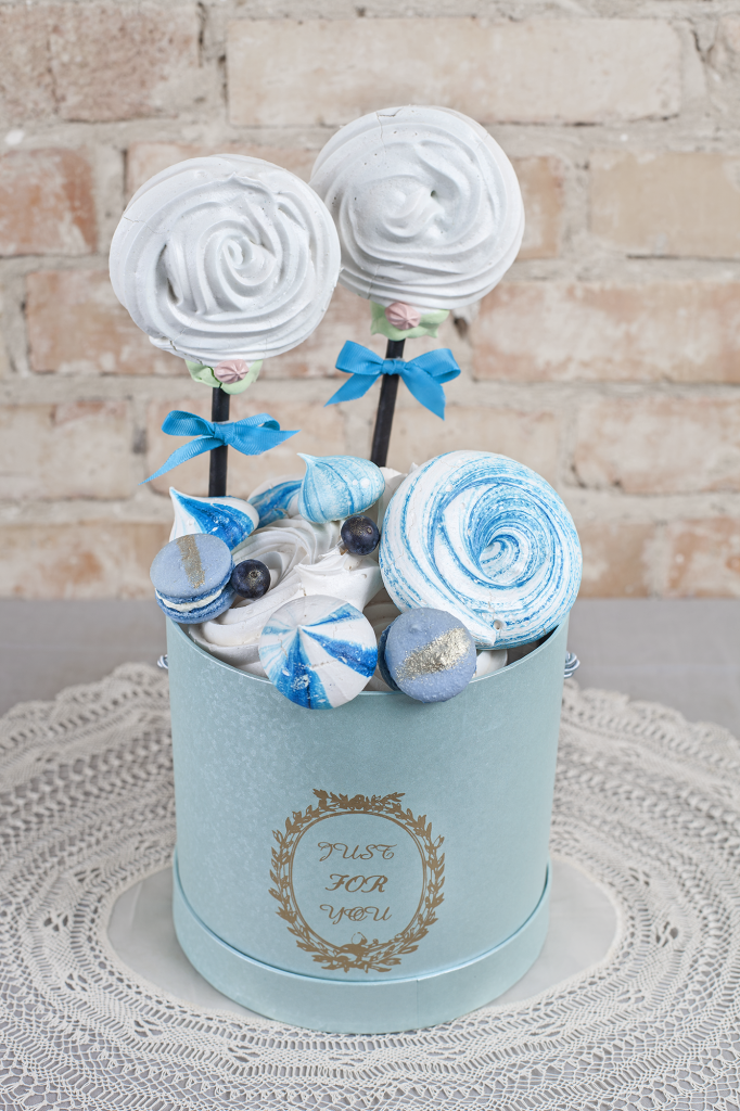 SWEET BOX For You BLUE – Cukiernia bezowa